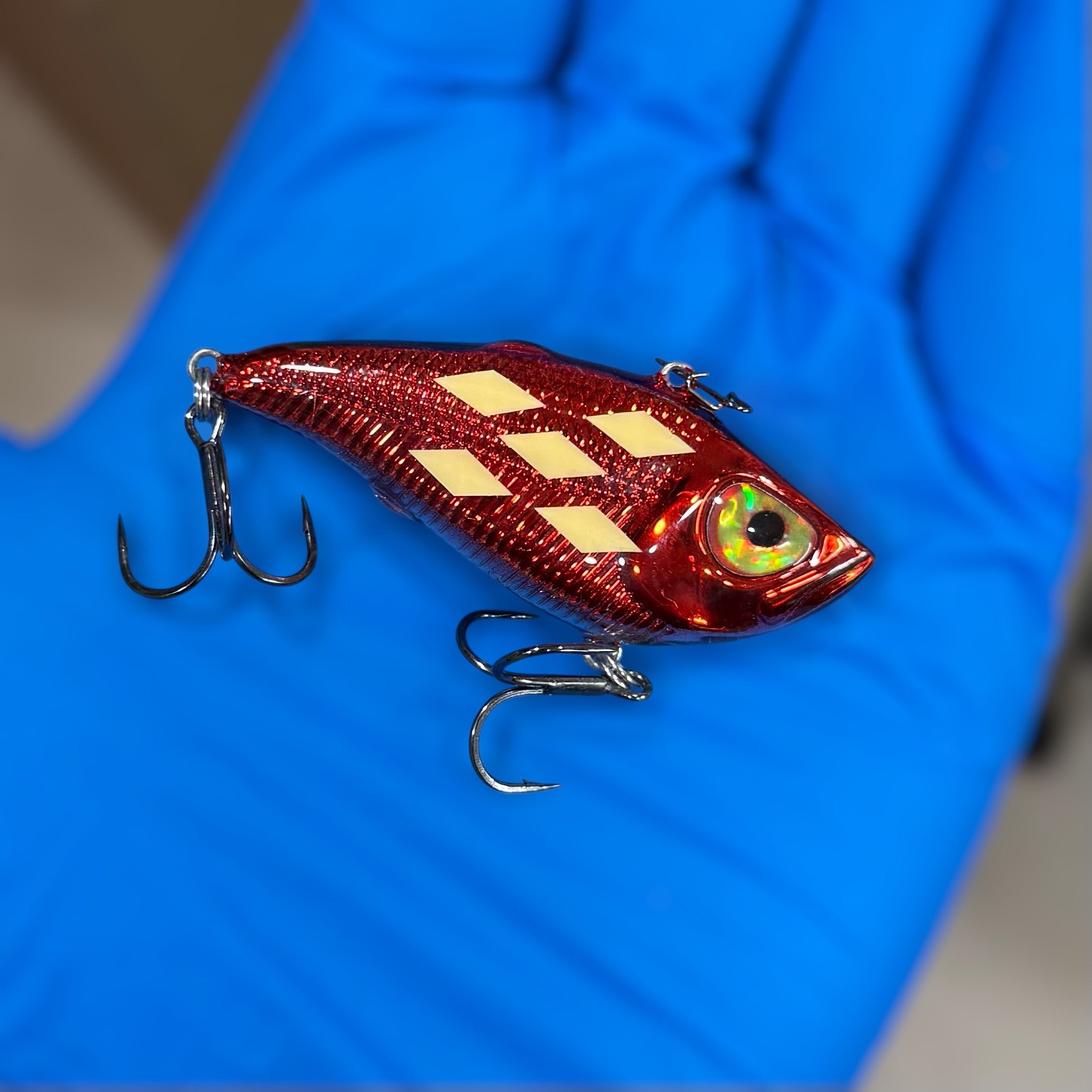 Chrome Red Five of Diamonds (Glow Diamonds) Mugshot 60 – Element Custom ...