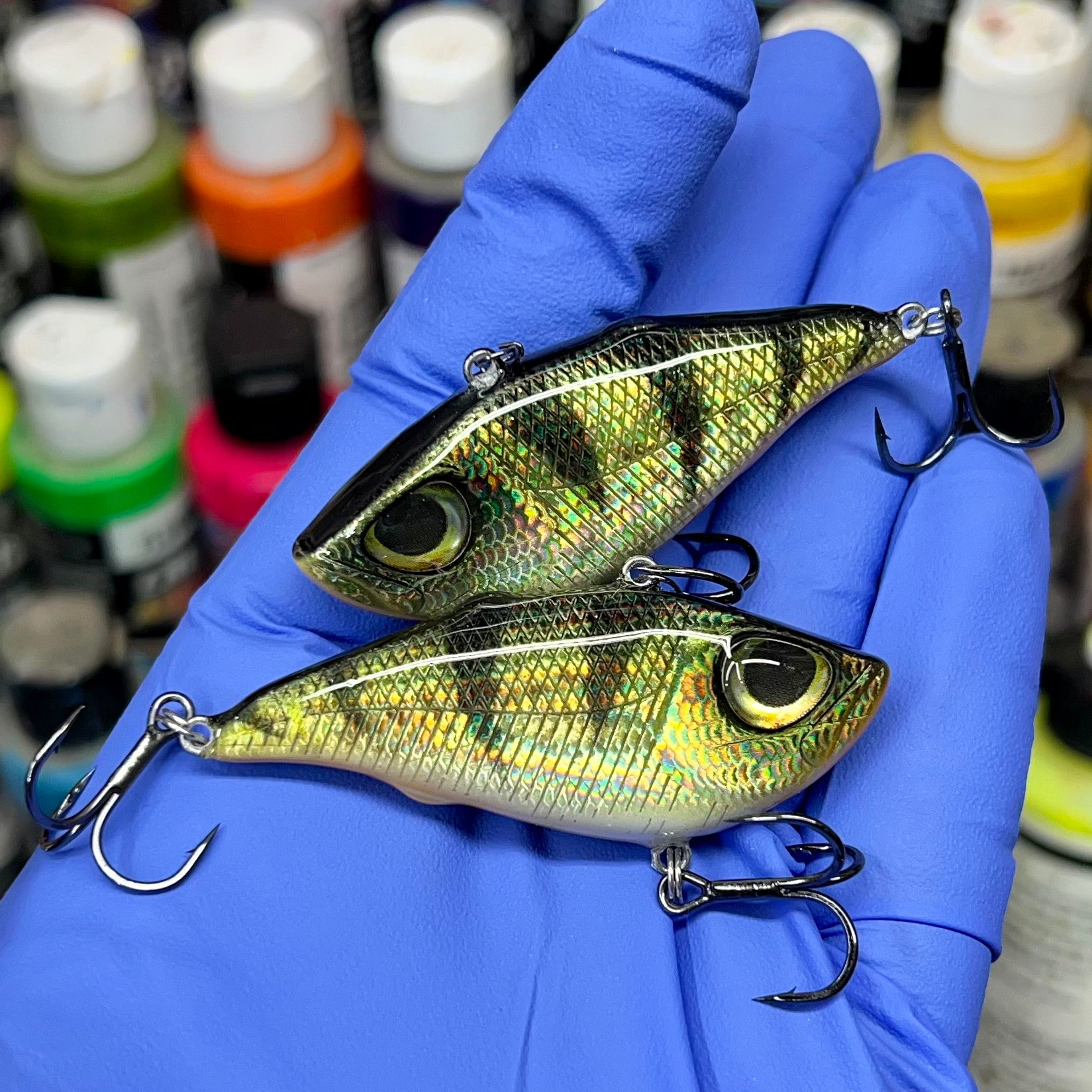 Glow Holographic Perch Mugshot 60 – Element Custom Baits