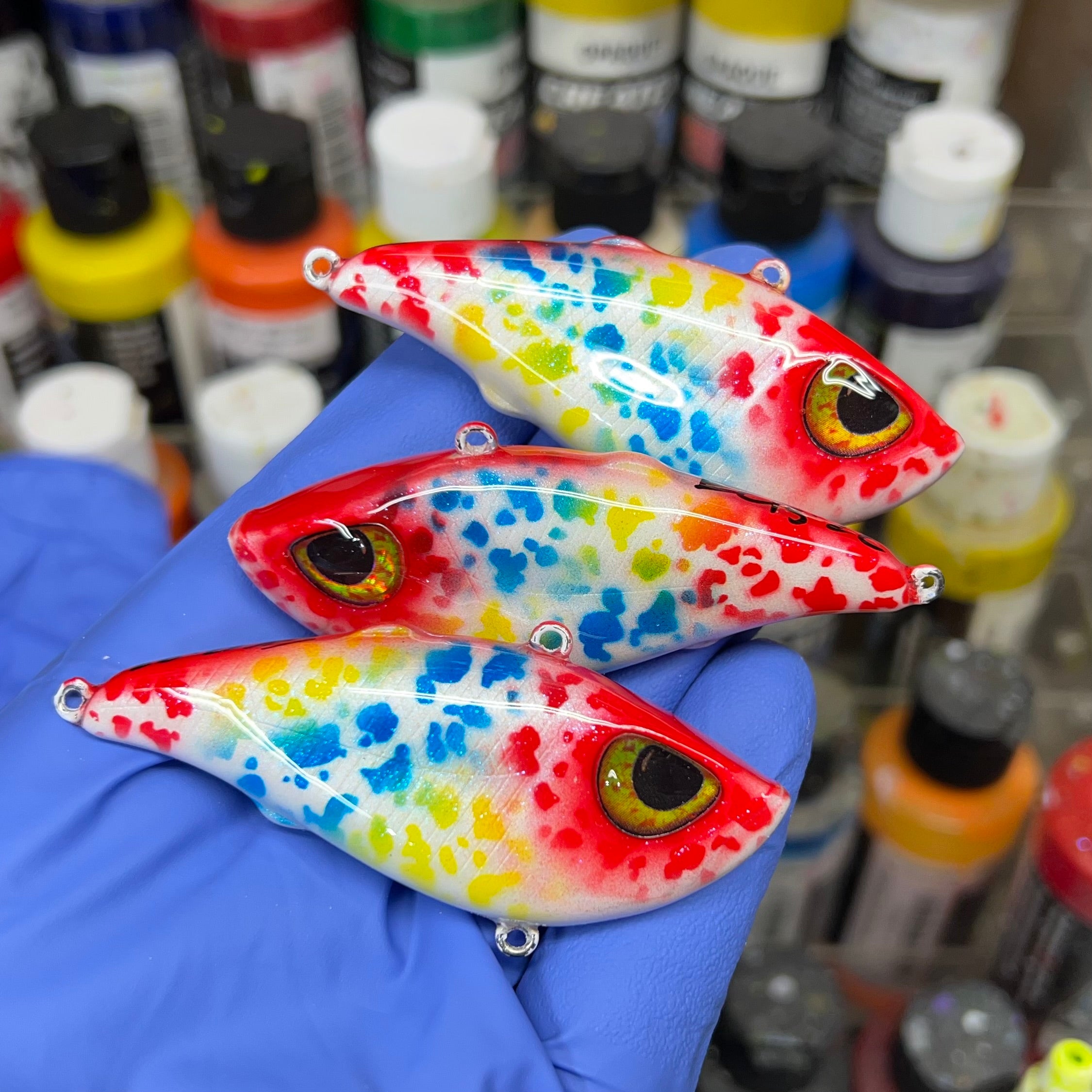 Tye-Dye Mugshot (Red Head) – Element Custom Baits