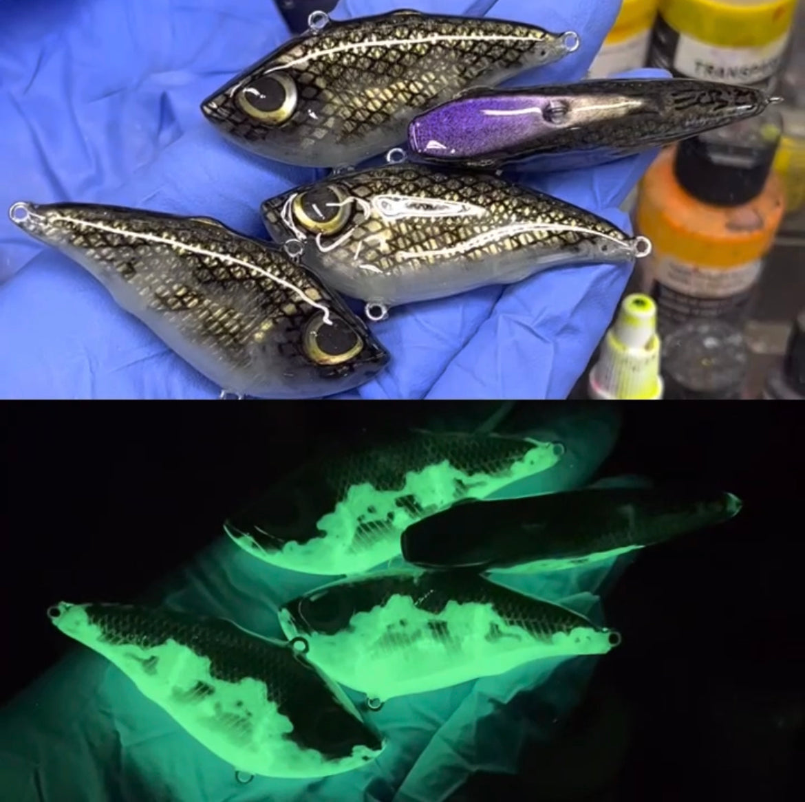 Big Nibble Mugshot 60 *Glow* – Element Custom Baits